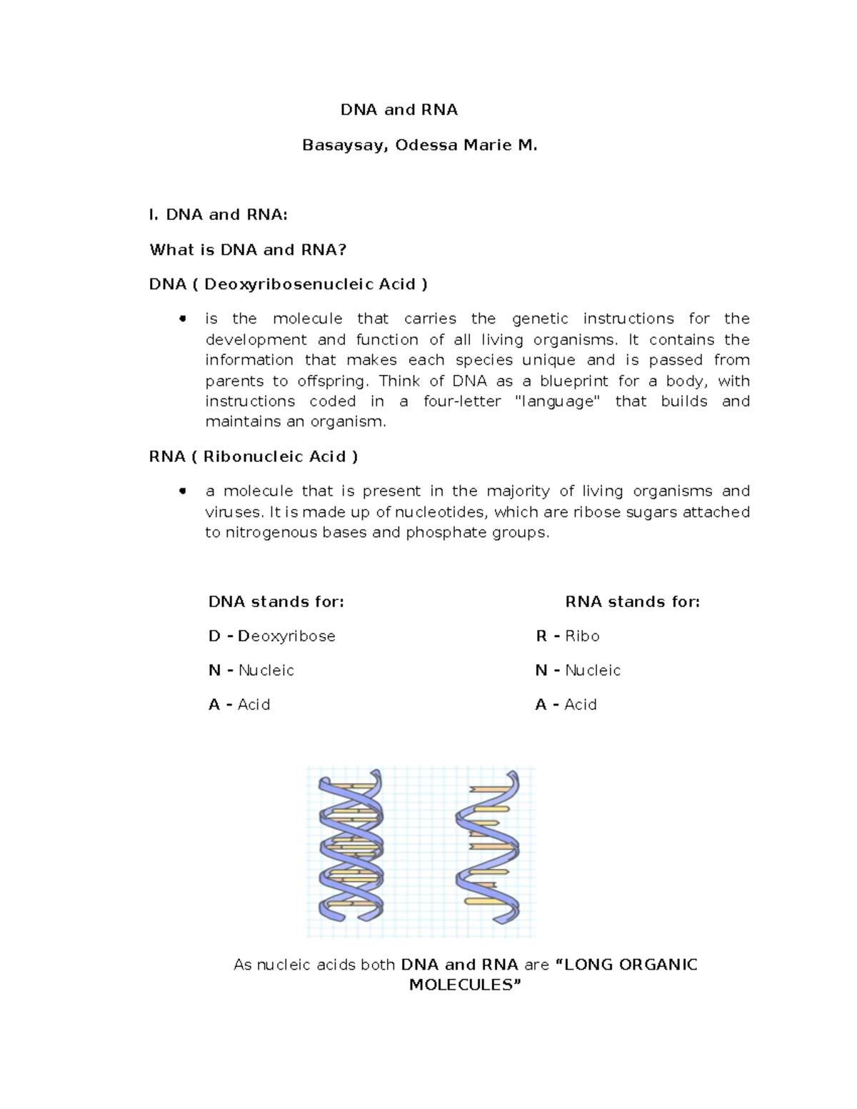 Group 1: DNA, RNA, and the Genetic Code Overview - Studocu