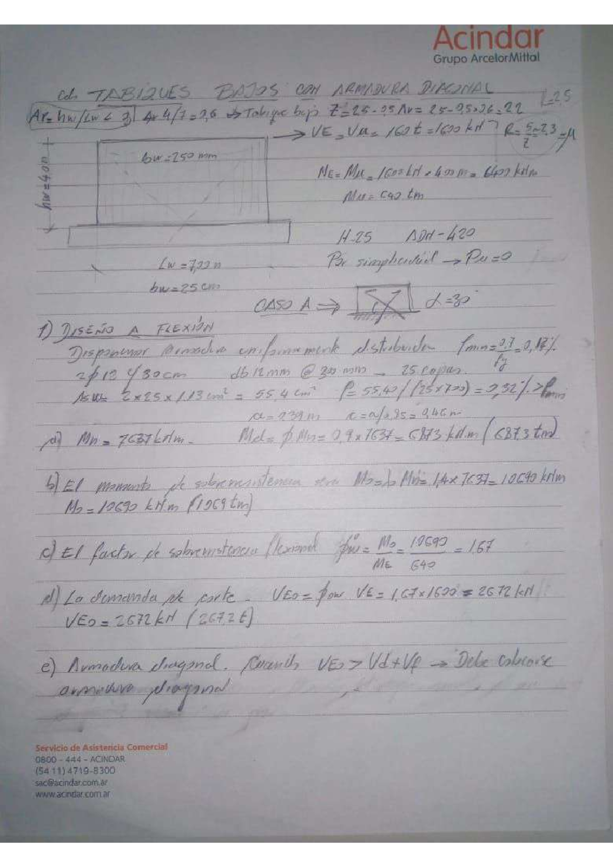 H II-UNID 3-06 Ejercicio sobre Tabiques Bajos 2023 - Studocu