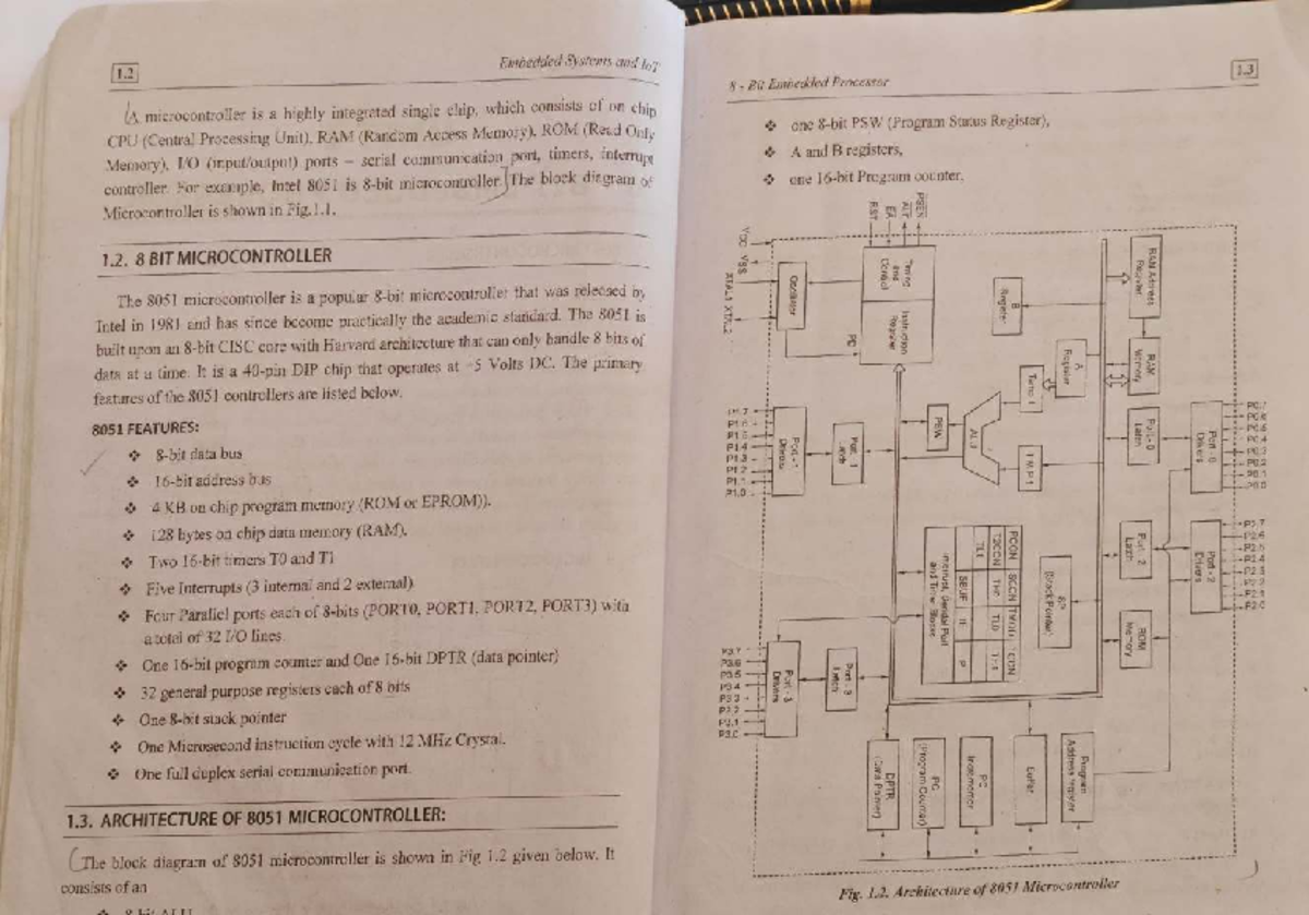 Embedded Systems and IoT: 8051 Microcontroller Overview and ...