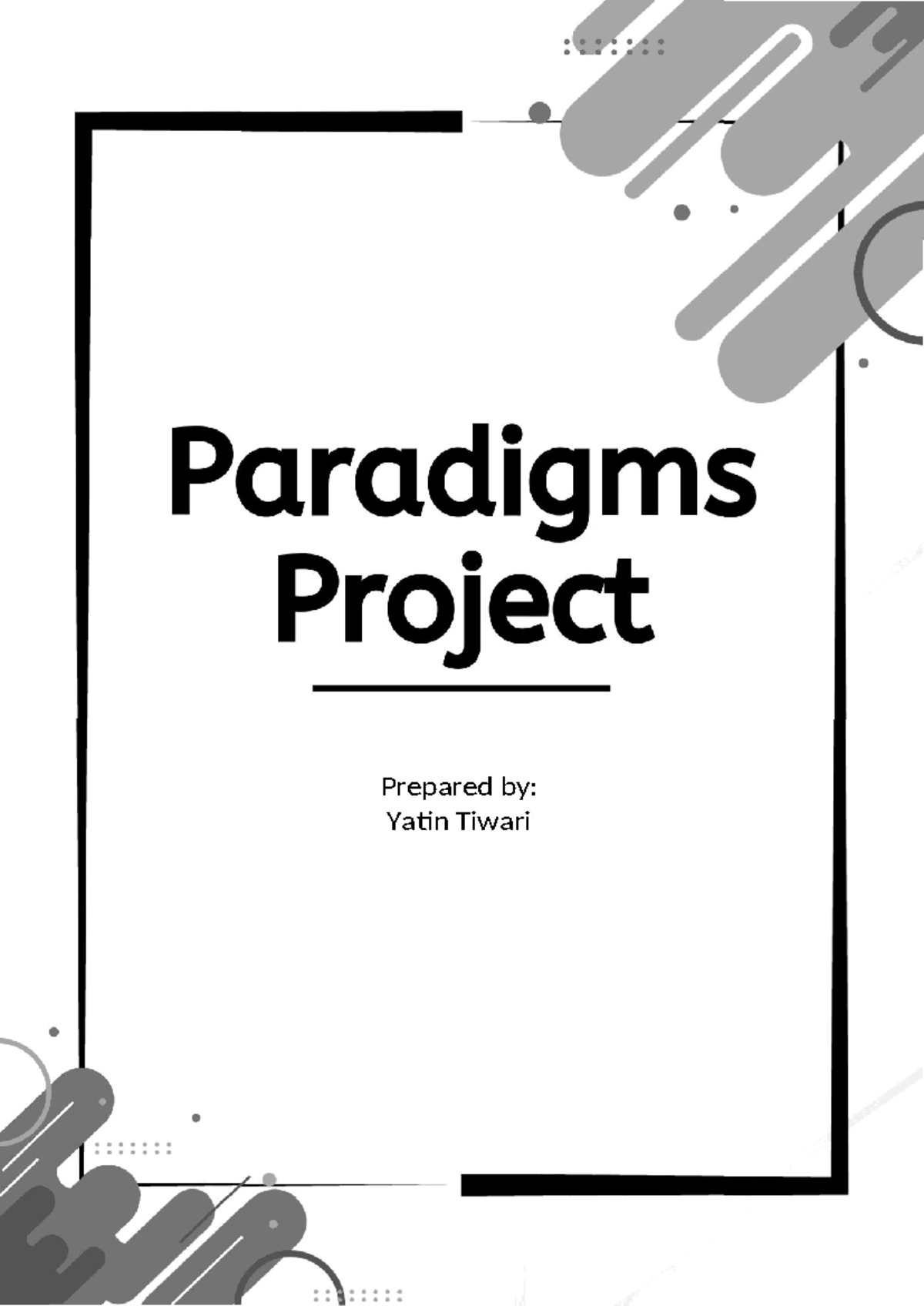 Programming Paradigms: A Study on Logic, Imperative, and Object ...