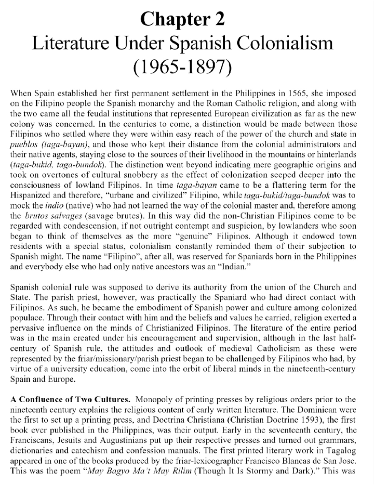 Literature During Spanish Colonialism in the Philippines (1565-1897 ...