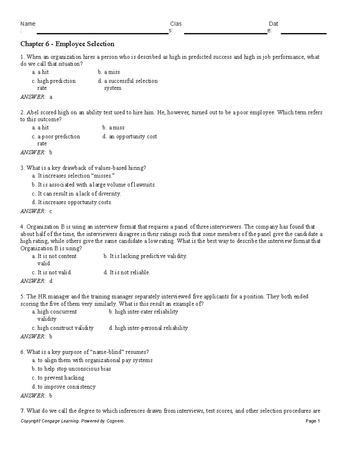 Hrm fe - HRM final notes - HRM FINAL NOTES CHAPTER 6 Steps In the ...