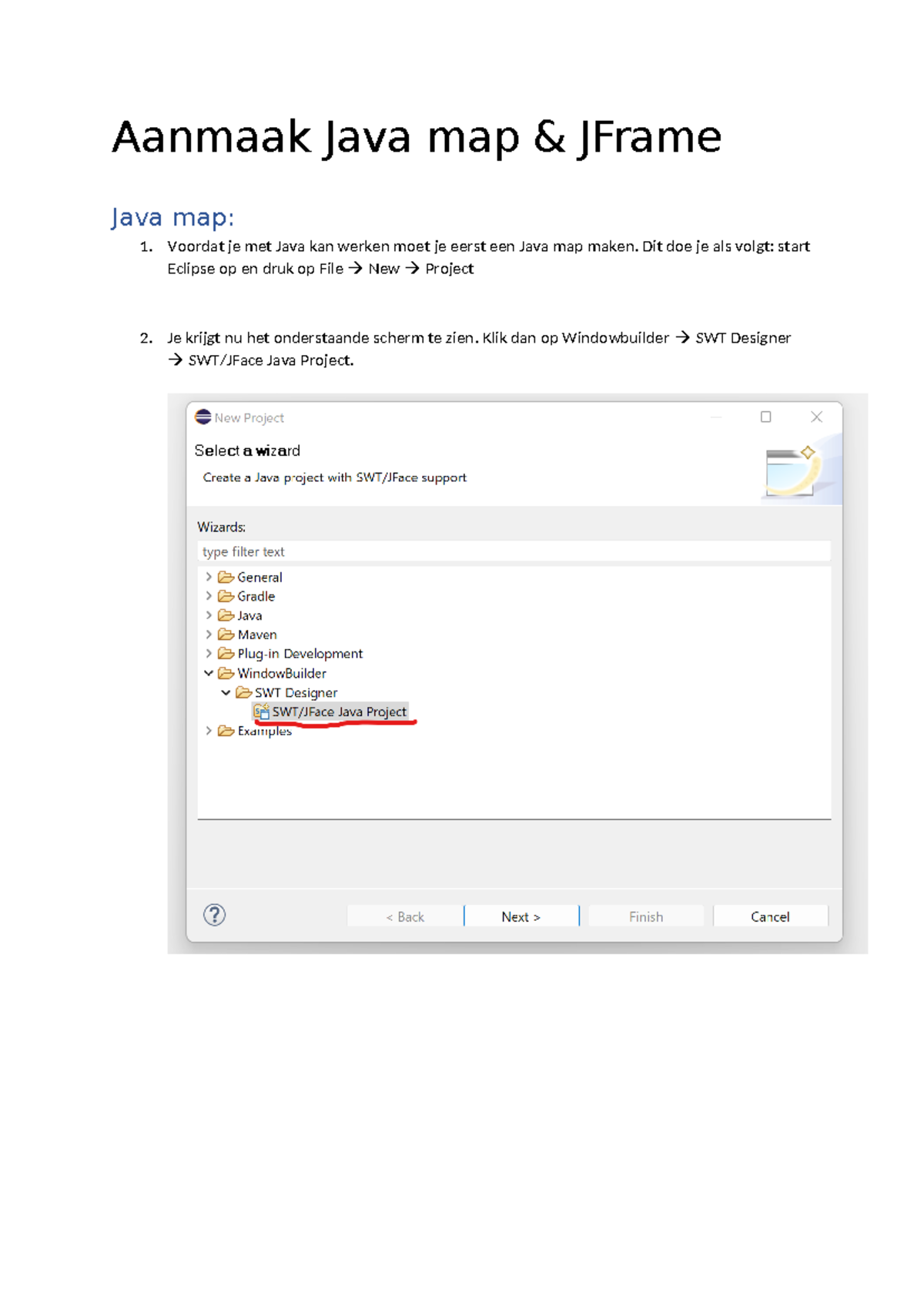 Java Map & JFrame Setup Guide 2023 - Uitleg - Studeersnel