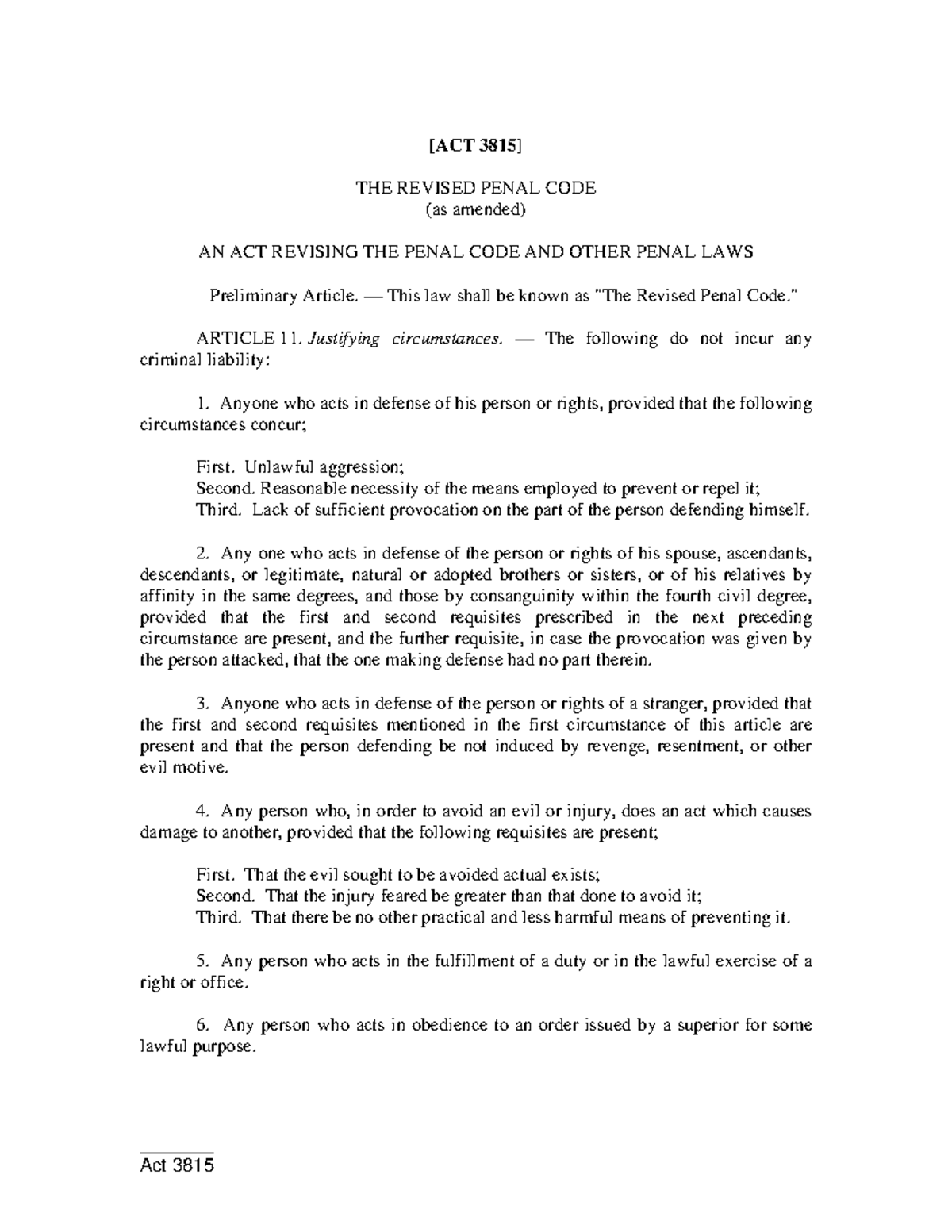 Act 3815 - It is an annotated explanation of the RA 3815 - [ACT 3815 ...