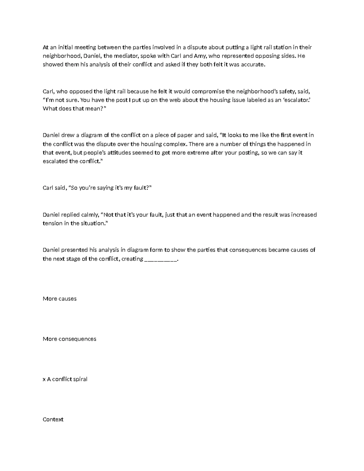 Sofia Conflict Resolution Unit 2 Milestone 2 Review Guide - Studocu