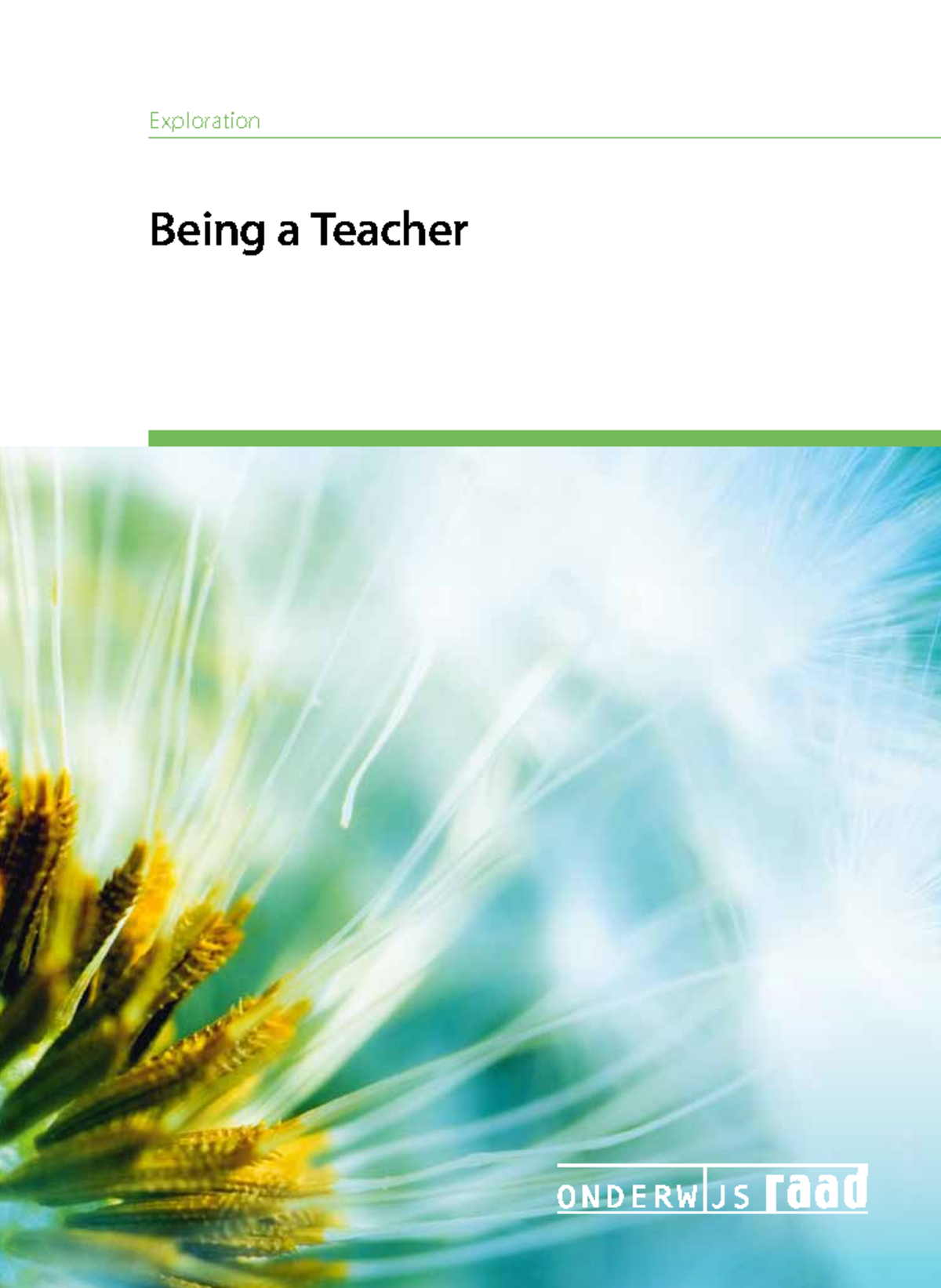 Exploration being a teacher - Exploration Being a Teacher Being a ...