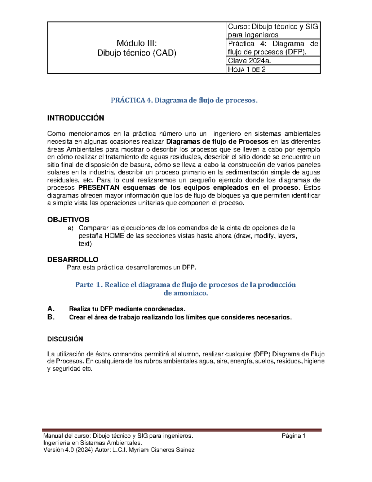 Cadysig P14 Práctica 4: Diagrama de Flujo de Procesos 2024 - Studocu