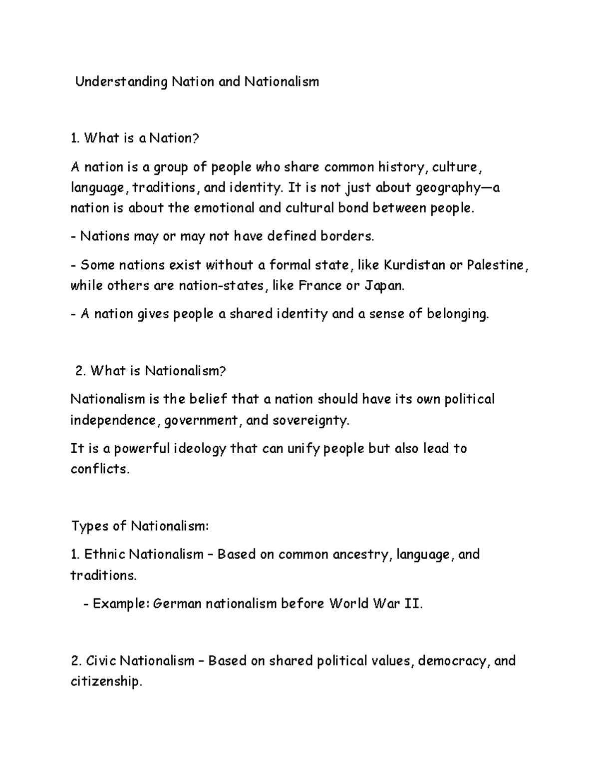 Understanding Nationalism: Key Concepts and Historical Perspectives ...
