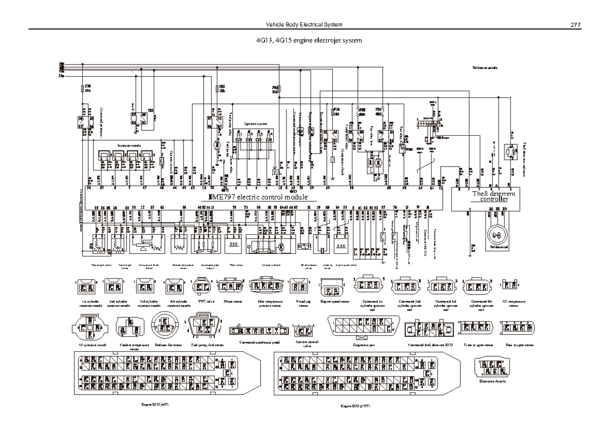 4G15 Engine Electrical System Diagram (422745947) - Studocu