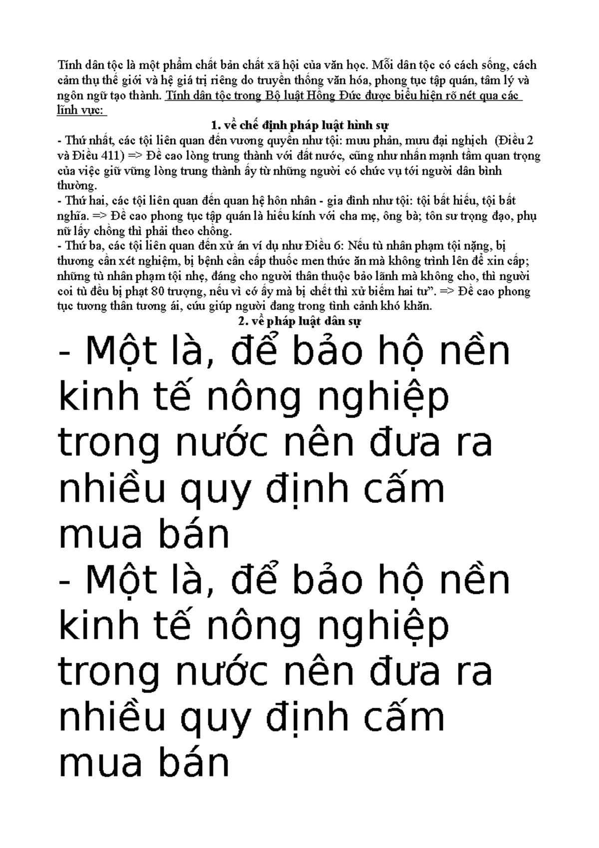 Tính Dân Tộc Trong Bộ Luật Hồng Đức - BLHD và Giá Trị Văn Hóa - Studocu