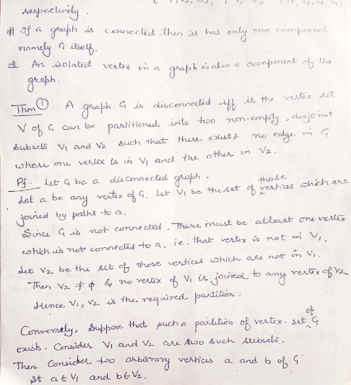 Theorem Proofs in Graph Theory: V8 Analysis and Insights - Studocu