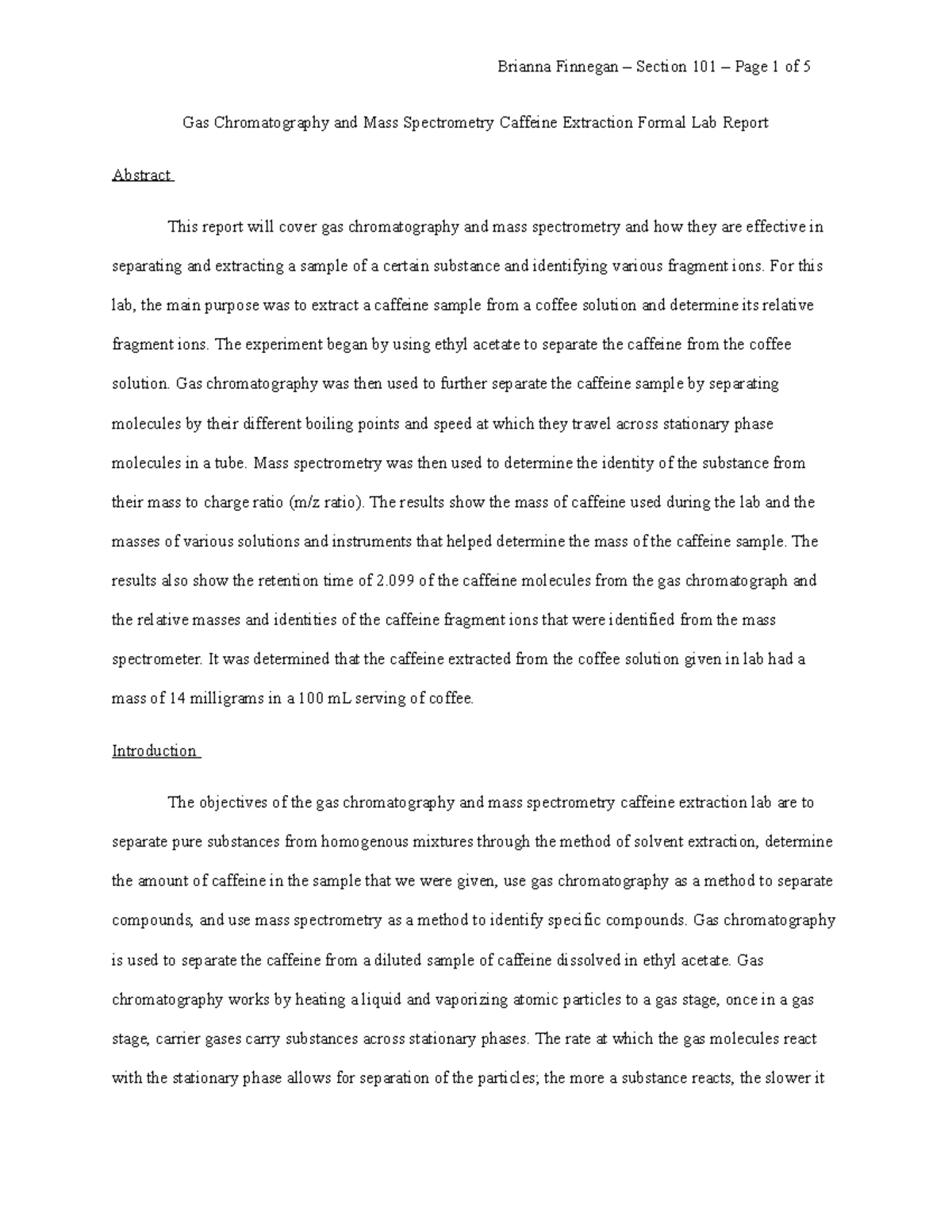 GET Charged UP PART 2 - Lab Worksheet & Report on Method Comparison ...
