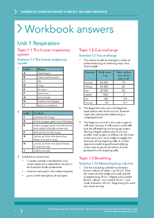 lower secondary science 9 workbook - 1 Cambridge Lower Secondary ...