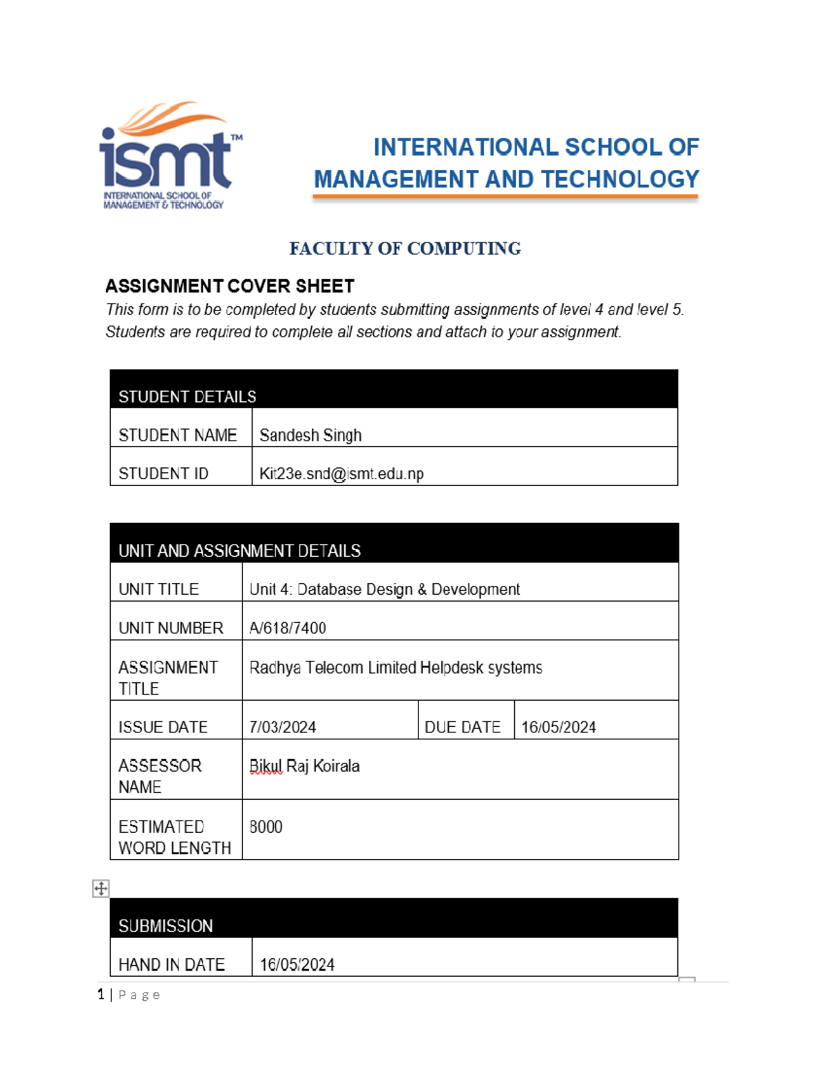 Database Design and Implementation: A Comprehensive Guide (CS101) - Studocu