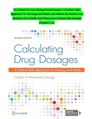 Math 101: Week 4 - Calculations in Patient Assessments and Medication ...