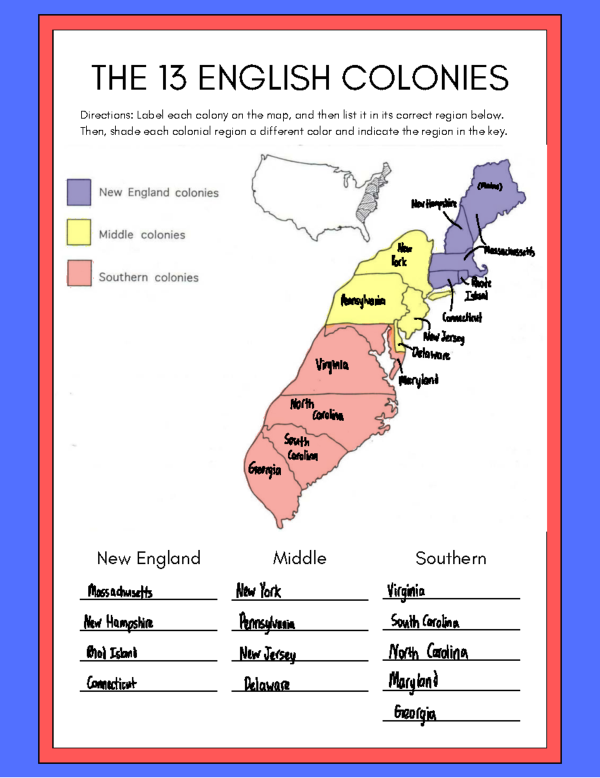 The English Colonies: Political, Economic, Religious, and Social ...