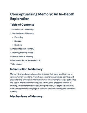PSY101: Understanding Sensory Memory - Types, Properties & Key ...