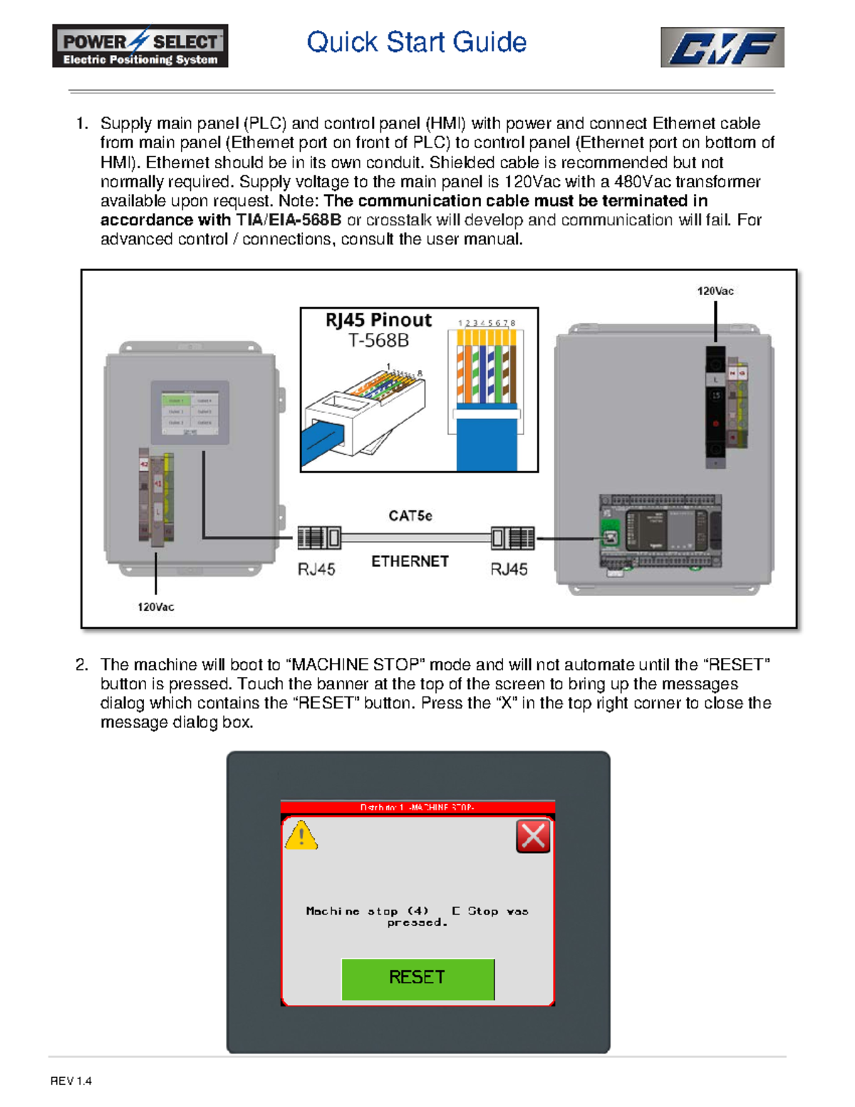 PS03 Quick Start rev1 - configuracion de panel PS03 - Quick Start Guide ...