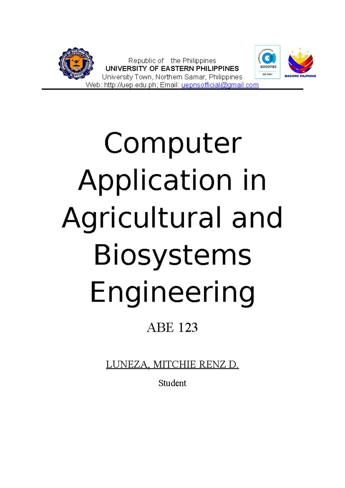 Application in Computer Programming: Flowcharts & Arduino Basics (ABE ...