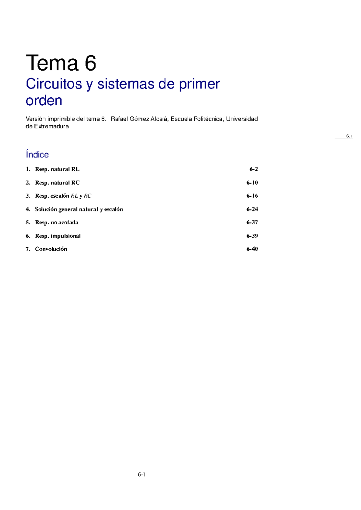 Circuitos de Primer Orden RL y RC: Respuestas Naturales y Escalón - Studocu