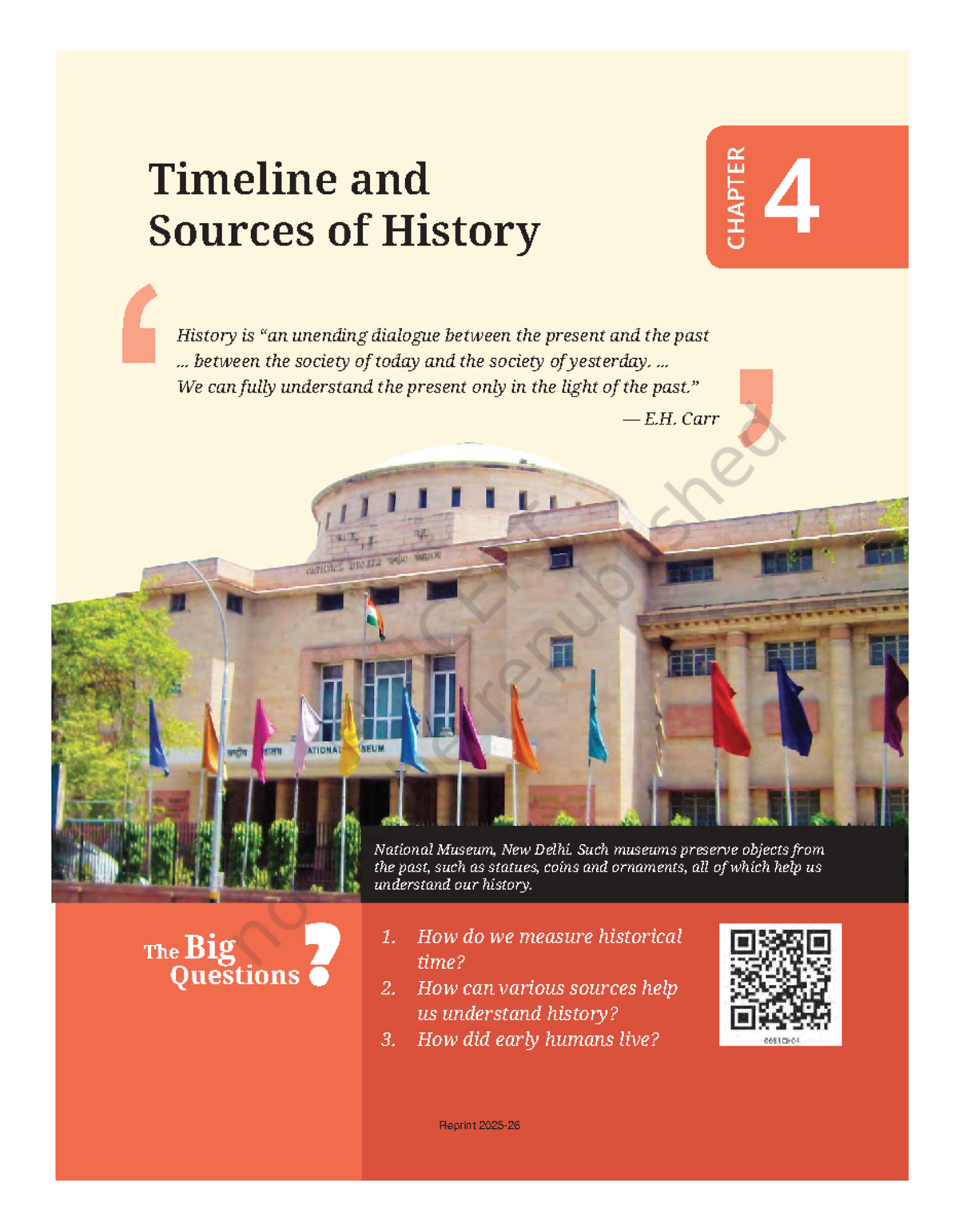 CH 4: Timeline and Sources of History - Class 6 NCERT Insights - Studocu