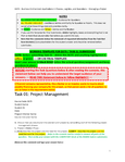 D079 - Business Environment Applications II: Process, Logistics, and ...