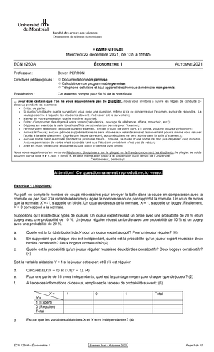 Fiche de Révision - Cours 8 Tests d'Hypothèses - Fiche de Révision ...
