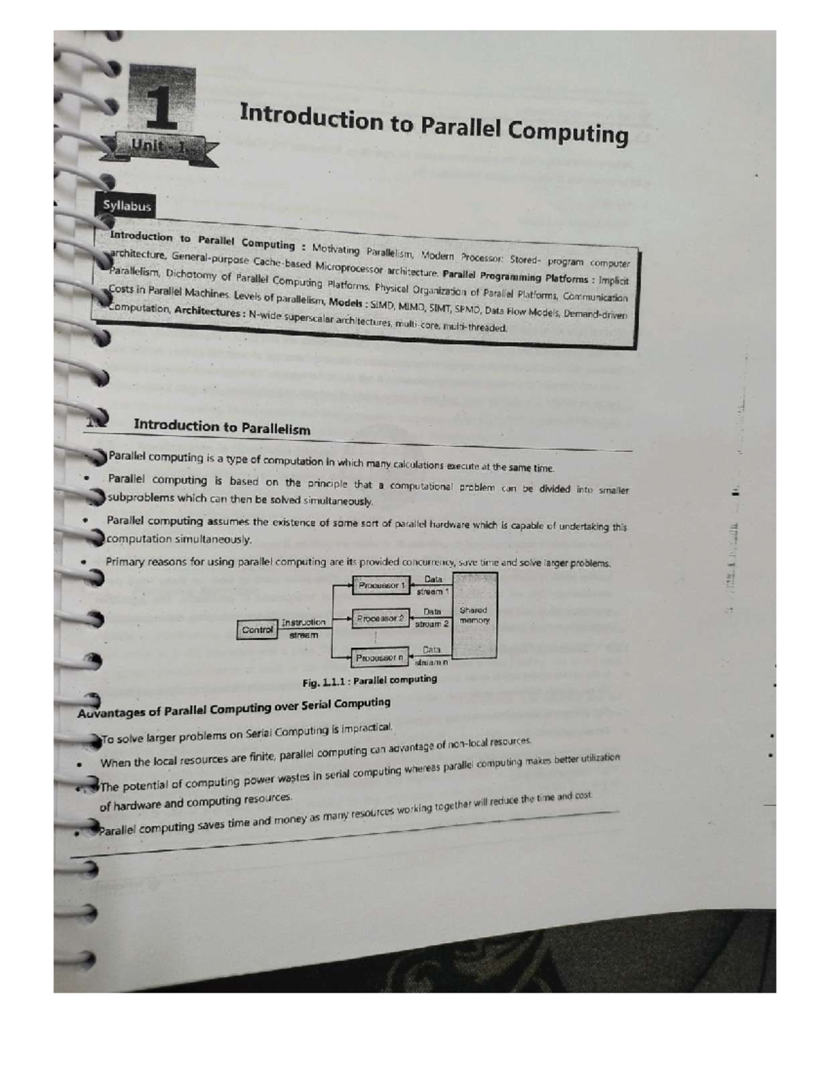 HCP: Introduction to Parallel Computing - Concepts and Architectures ...