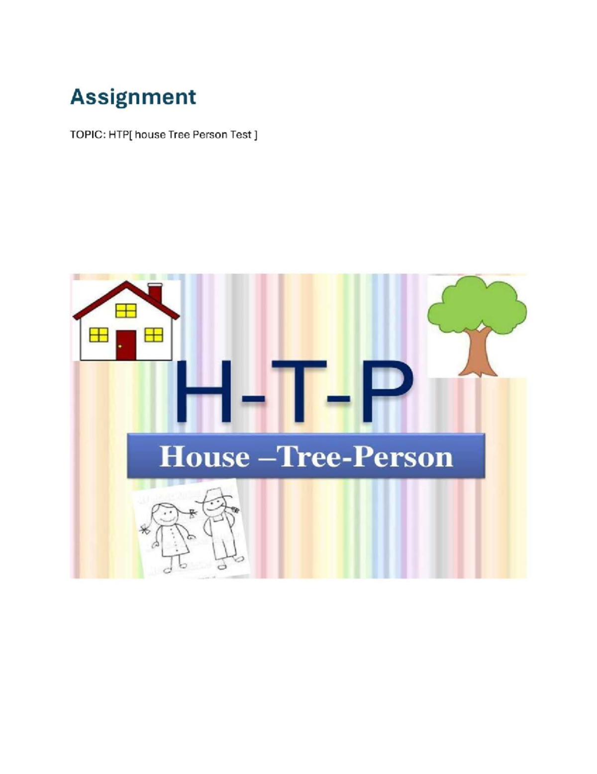 HTP Test Overview: Exploring Personality Through Drawing - Studocu