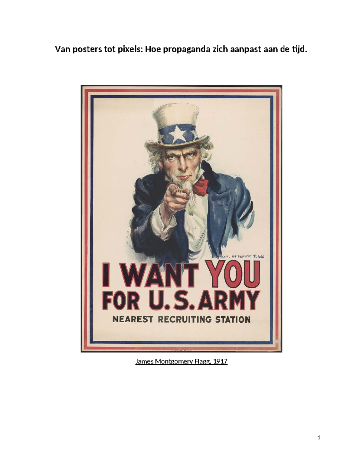 Propaganda Voorbeelden Vandaag