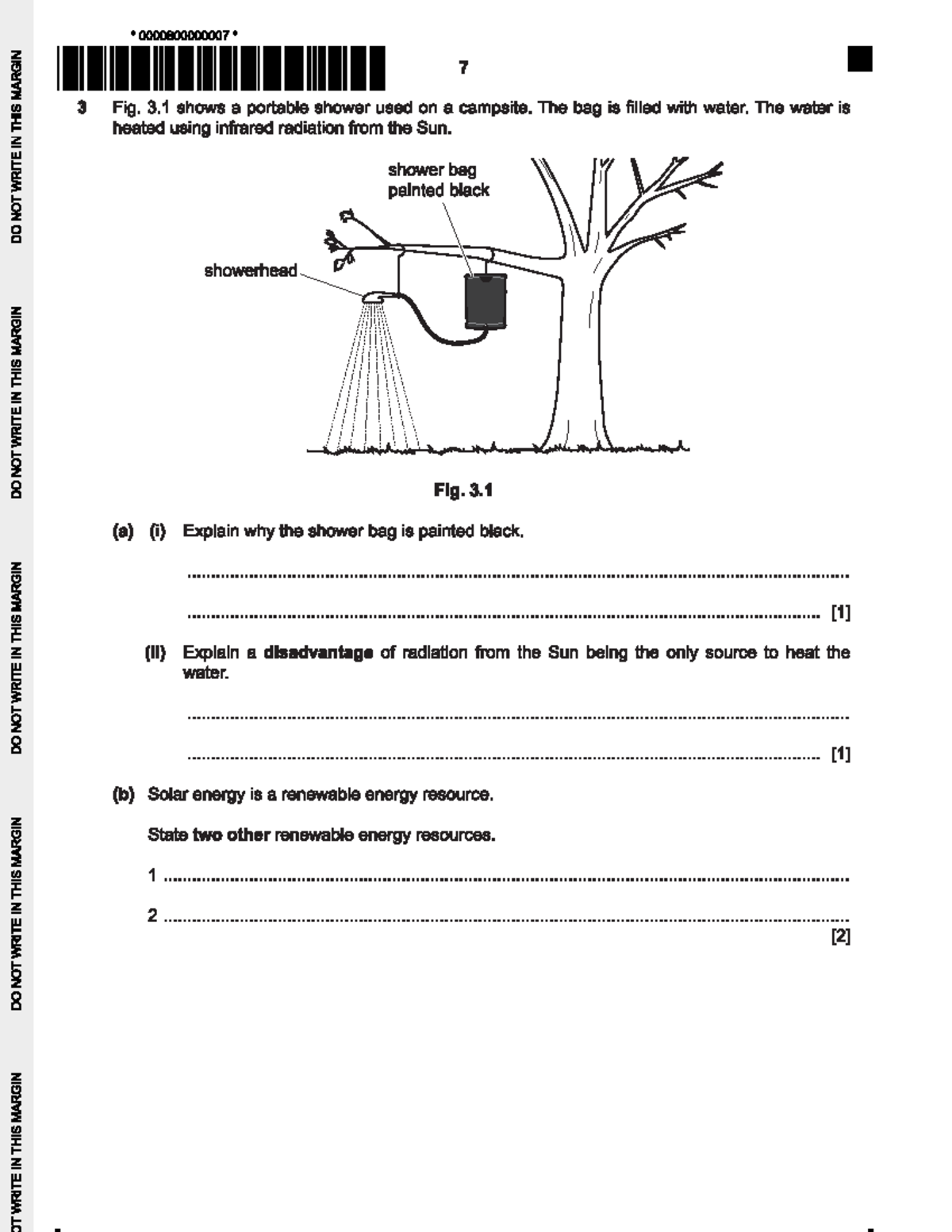 Q1 - Past Paper Questions for 9701: Solar Energy and Heating - Studocu