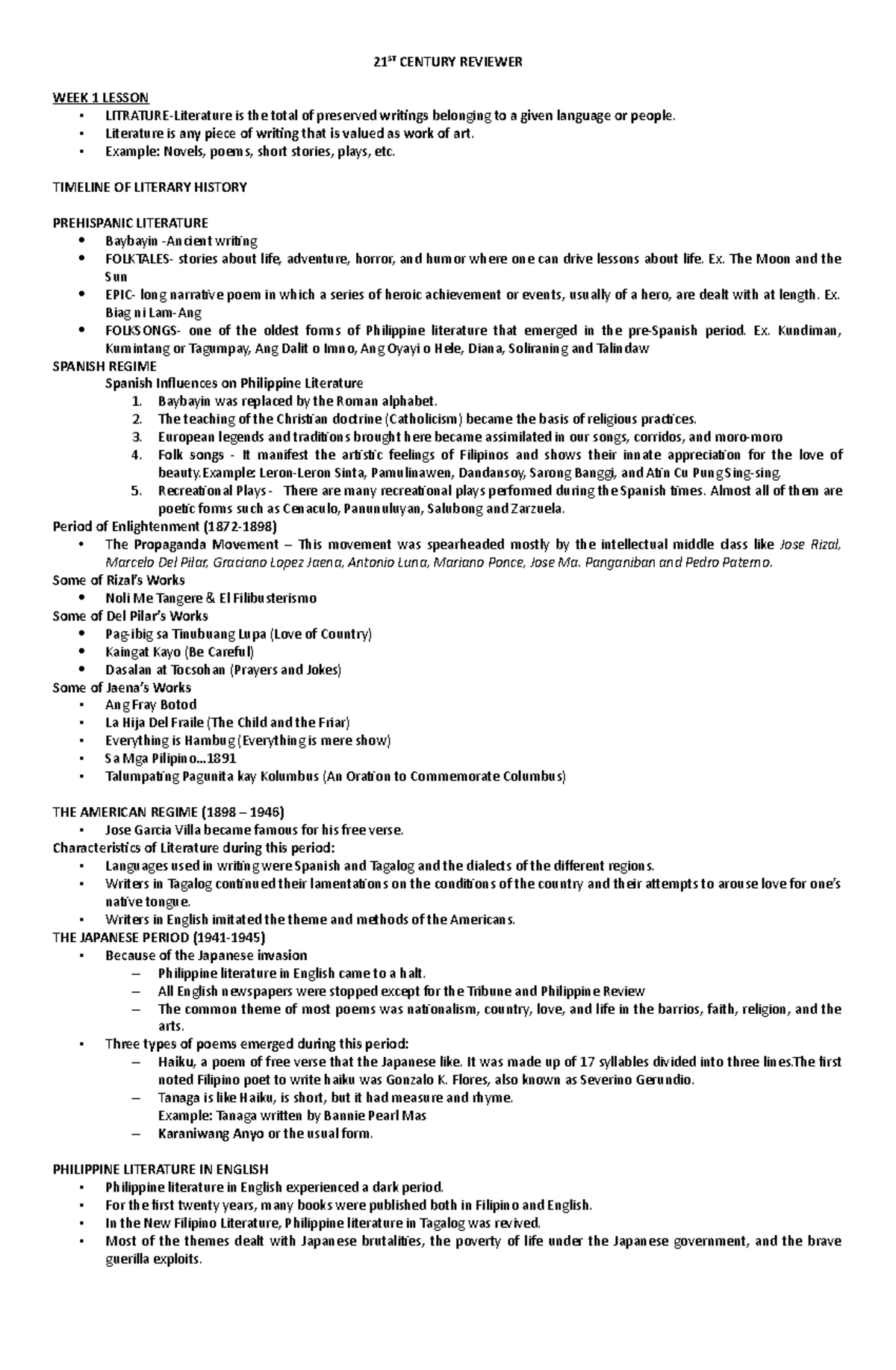 PEH11 - 4th Quarter Team Sports Review and Tournament Guide - Studocu