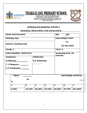 Sants Lesson Planning Template FP 2020 - NAME: STUDENT NO. 1. SUBJECT e ...