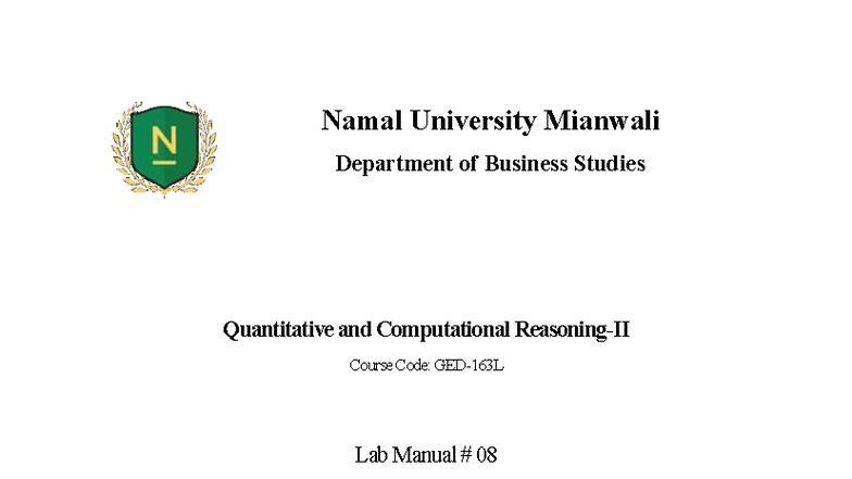 QCR-II Lab Manual 08: Introduction to Probability & Randomness in ...