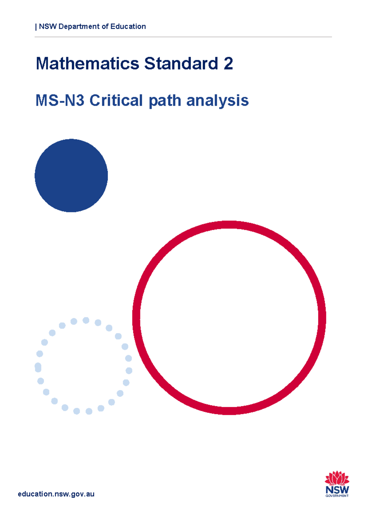 Mathematics Standard 2 MS-N3 Critical Path Analysis Study Guide - Studocu