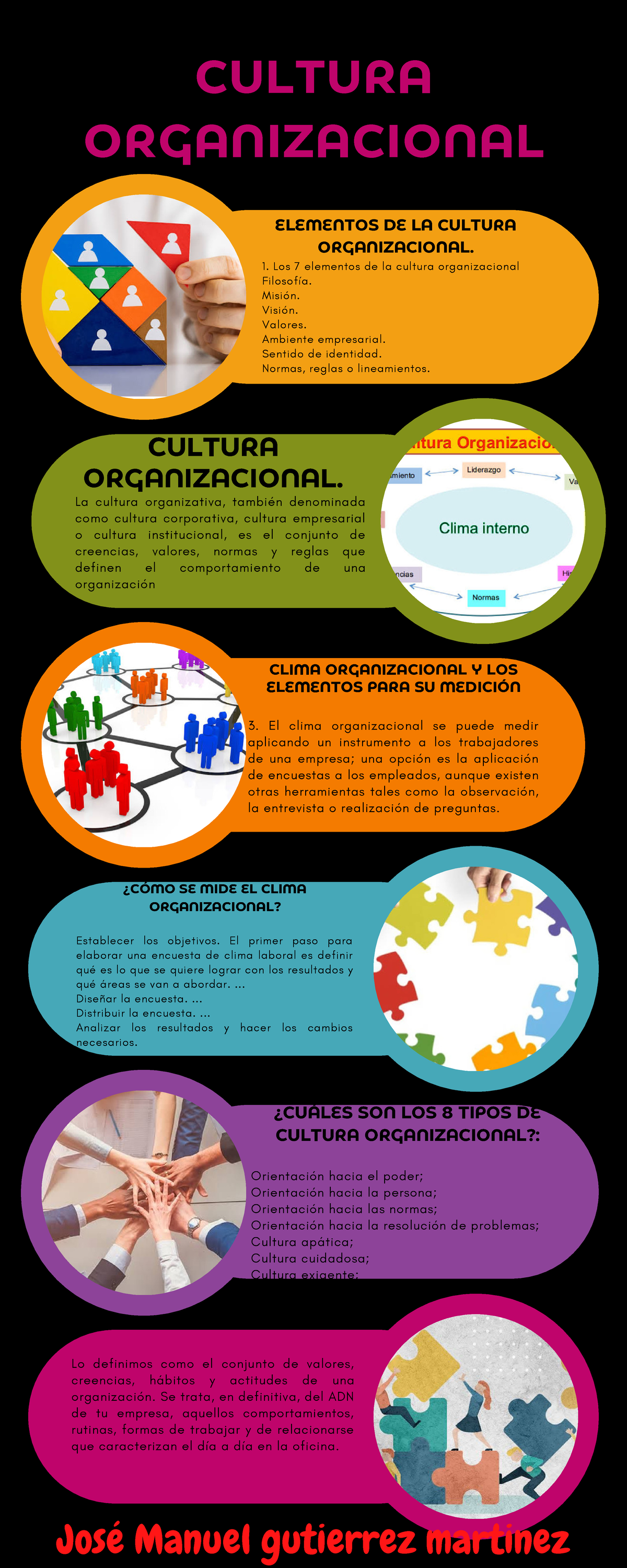 Infografa Tipos De Cultura Organizacional En Las Empresas
