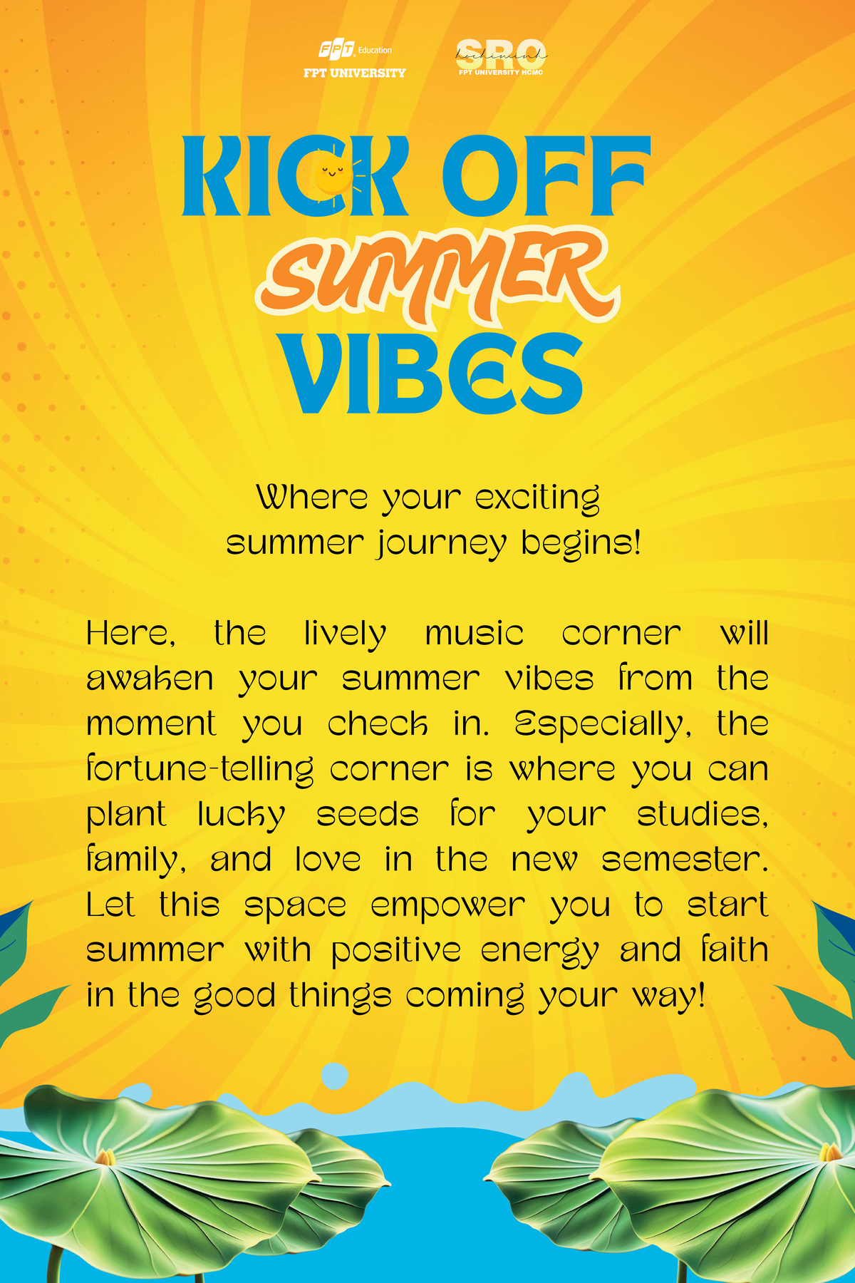 HCM FPT University Summer Kickoff: Creative Vibes & Workshops - Studocu