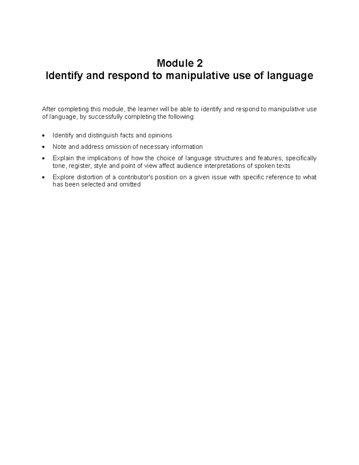 Identifying and Responding to Manipulative Language Use in ...