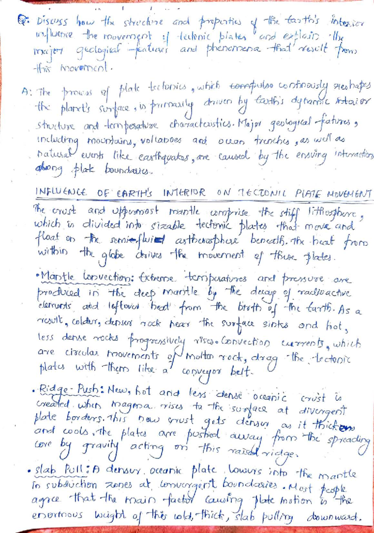 Tectonic Plate Movements: Influences and Geological Impacts - UPSC ...