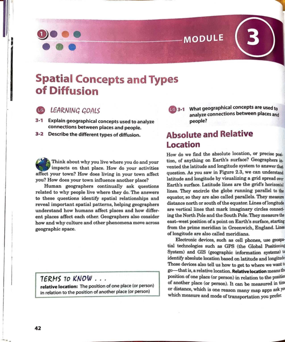 Geographic Flow: Globalization and Diffusion Concepts for RHS 10 - Studocu