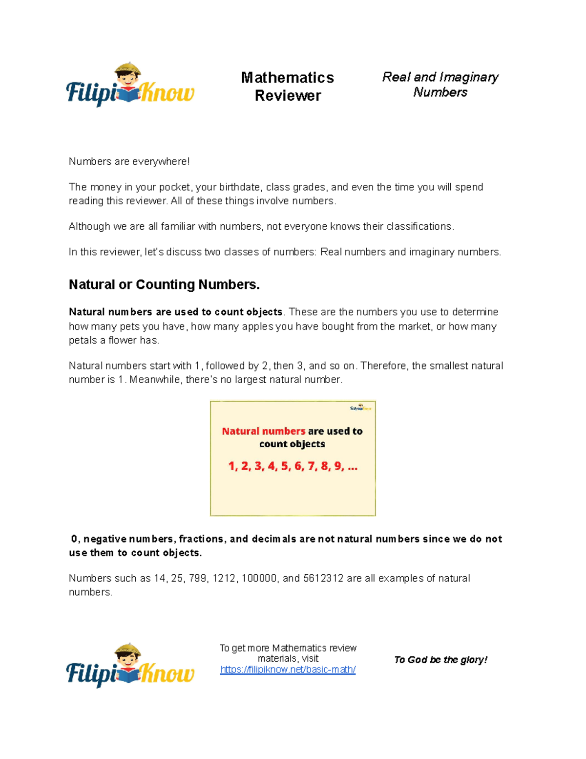 Understanding Real and Imaginary Numbers in Mathematics - Studocu