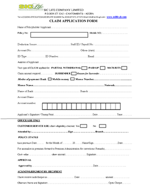 Client-Identification-Form - SIC LIFE COMPANY LTD. CT 3242, CANTONMENTS ...