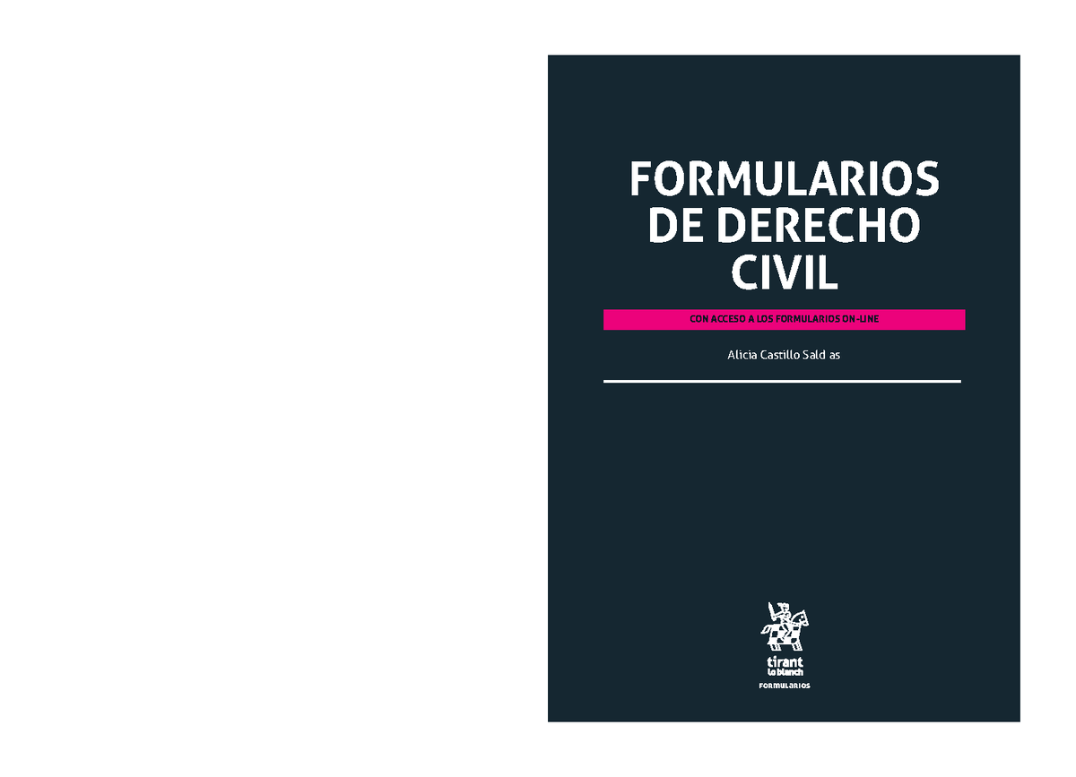 Formularios Prácticos de Derecho Civil (1) - Alicia Castillo Saldías ...