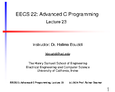 EECS 22L - UC Irvine - Software Engineering Project in C Language - Studocu