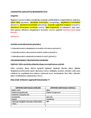 Ukuhluza Inkondlo - notes - UKUHLUZA INKONDLO UNOXOLO/UNOLUXOLO – KNN ...