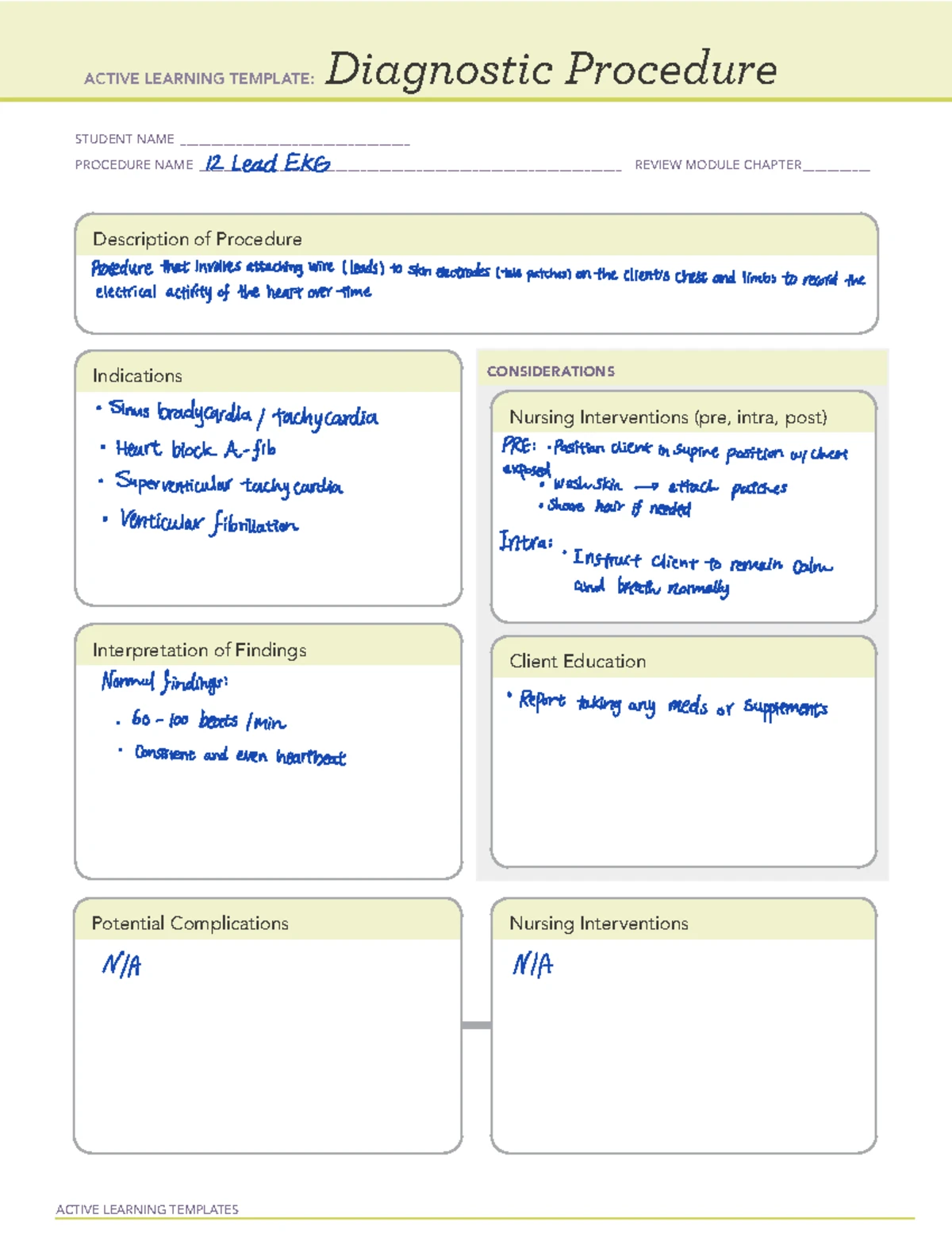 Urine Culture - ATI Template - ACTIVE LEARNING TEMPLATES THERAPEUTIC ...