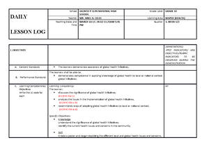 DLP grade 9 - electricity and magnetism - DETAILED LESSON PLAN IN PHYSICS 9 I – OBJECTIVES A ...