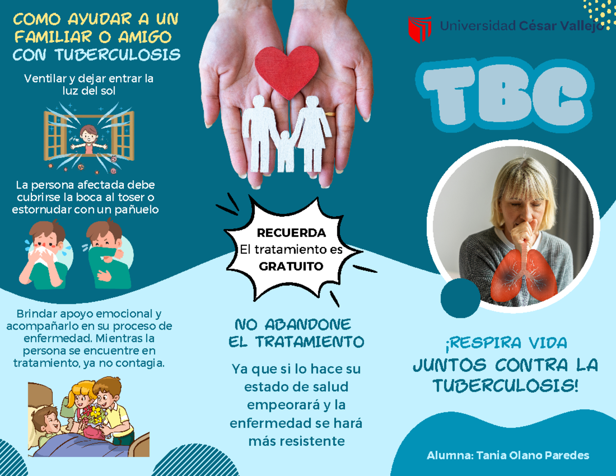 Triptico TBC - Consejos y Apoyo para Pacientes de Tuberculosis - Studocu