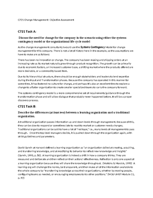 [Solved] Explain the evolution quadrant of Balogun and HopeHaileys model - Change Management ...
