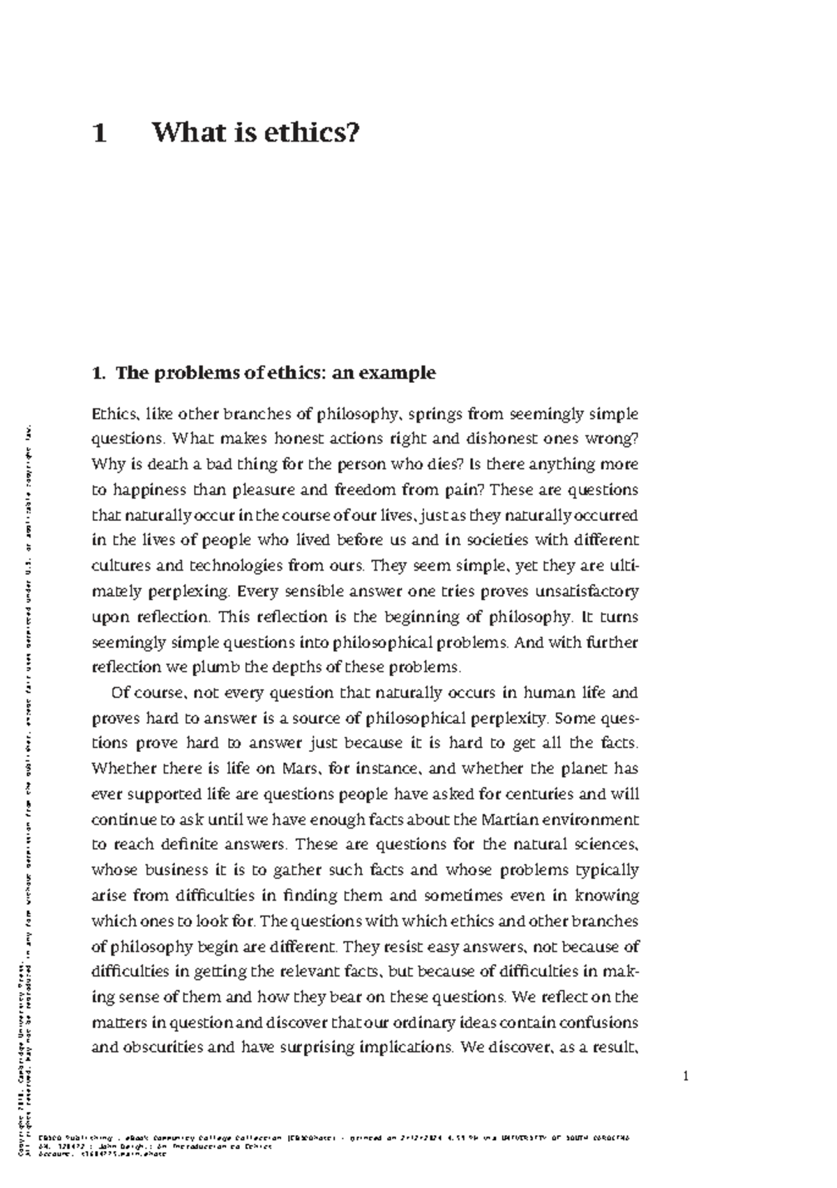 An Introduction to Ethics (PHIL 101): Understanding Moral Standards and ...